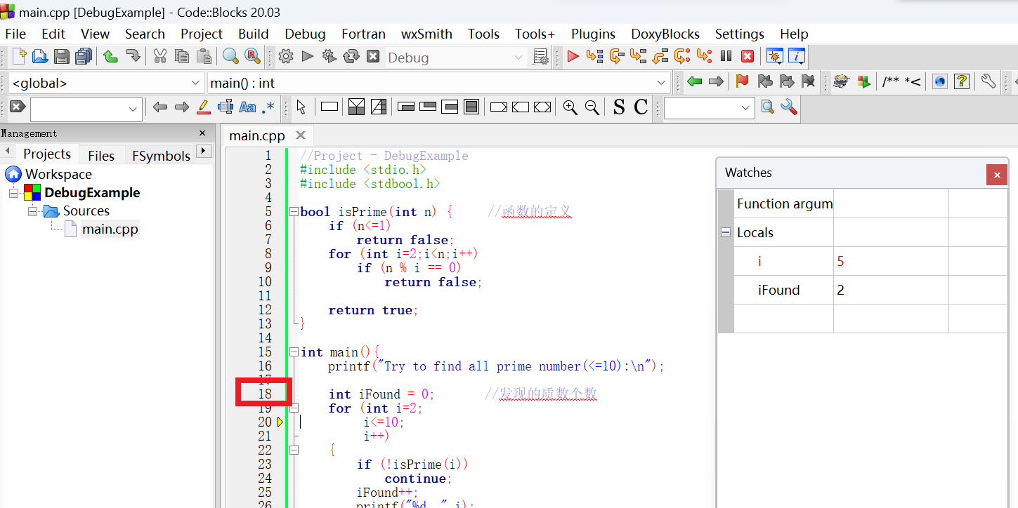 C C 程序的断点调试 CodeBlocks Python C C Club