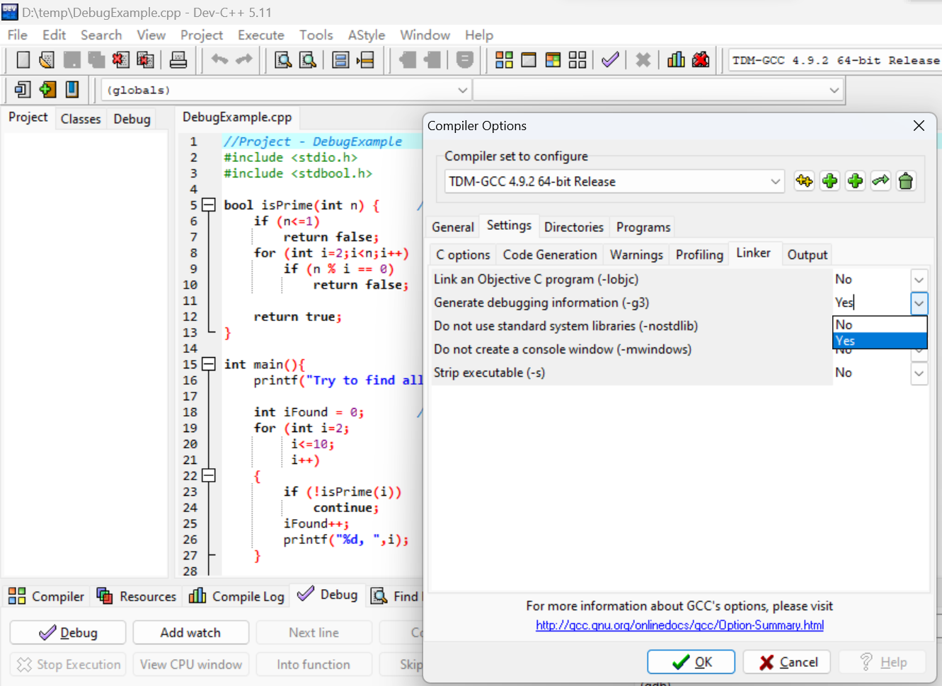 C C 程序的断点调试 Dev C Python C C Club